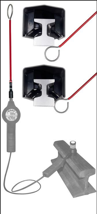 Voltage testing for railways with third rail