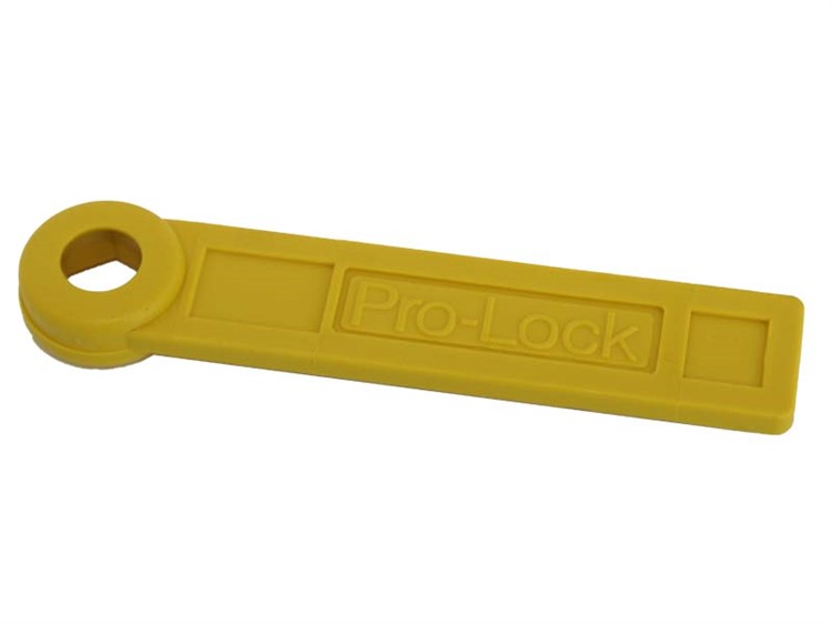 Pro-Lock Gul HEX Låsnyckel