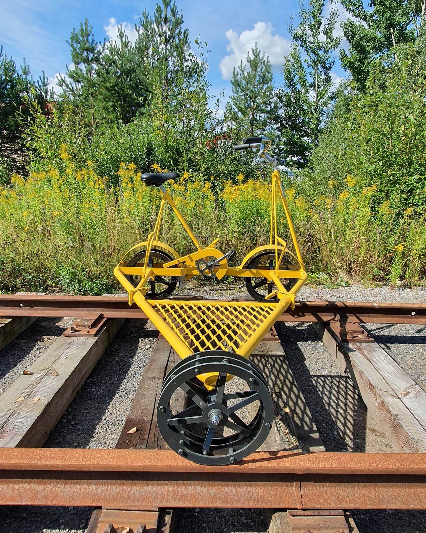 Railway Bike with Cargo Platform
