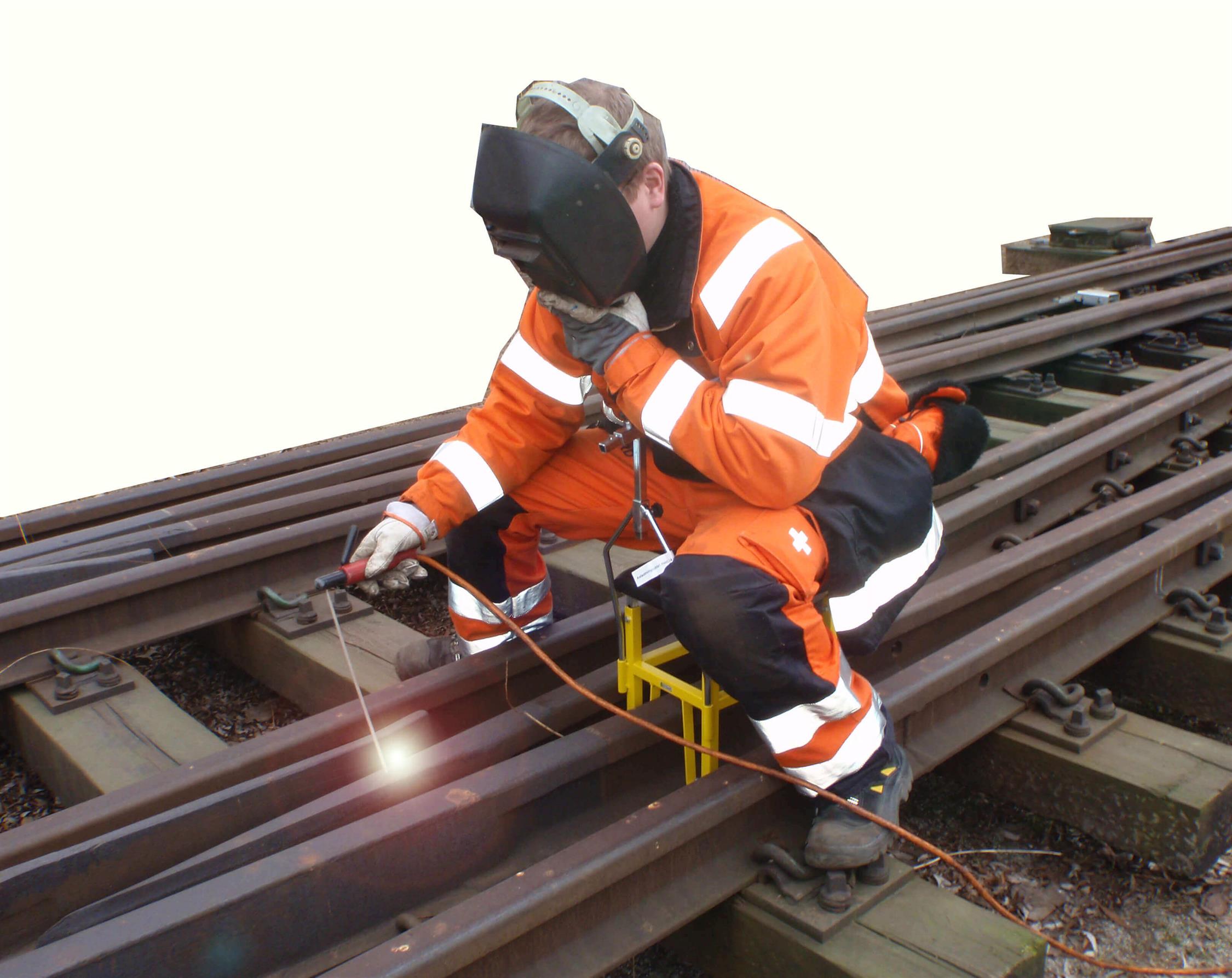 Welders seat cpl. with chest plate/locking device