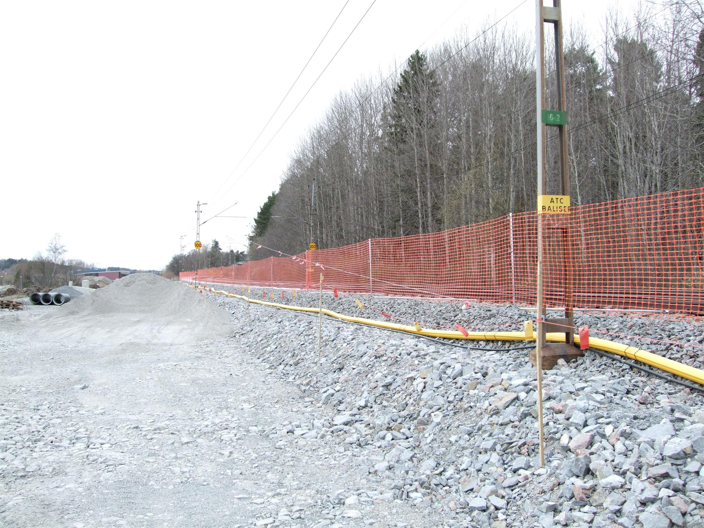 Safety Barrier 1,4 m for Rail UIC60 Foot 150 mm